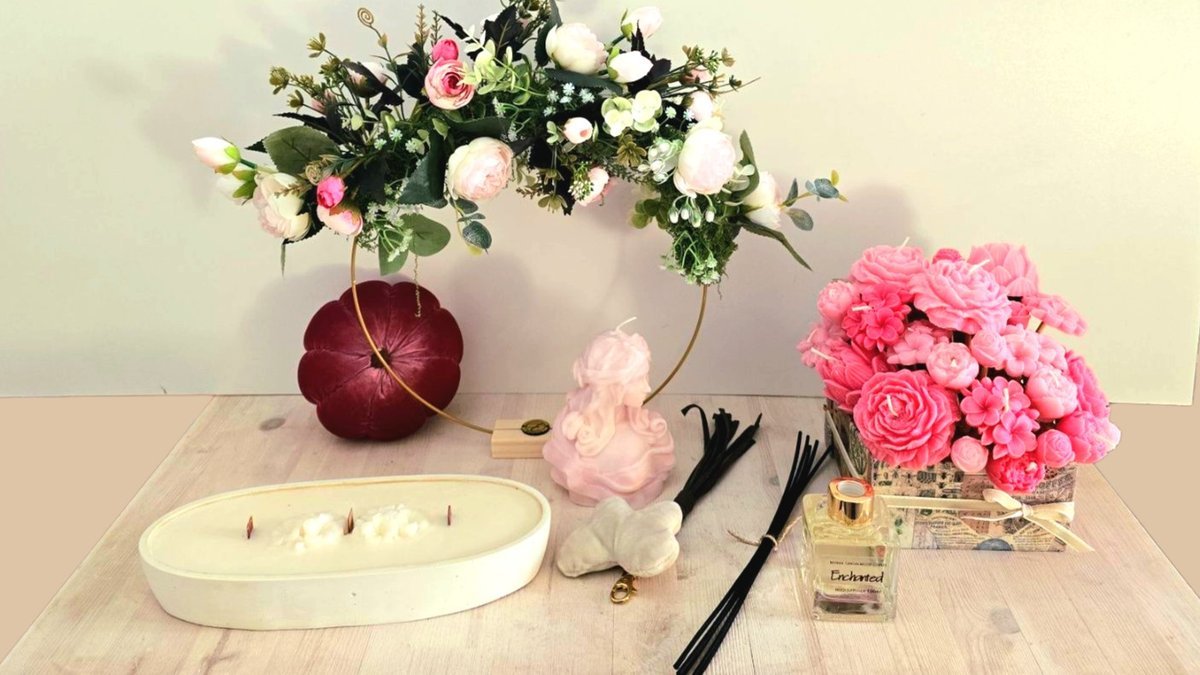 PORCELANATO POTS AND CANDLE HOLDERS | Enchanté Gifts | Wolt