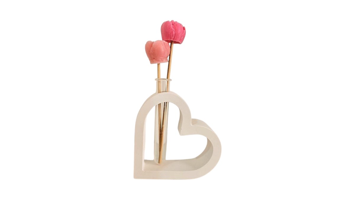 Porcelanato Vase With Test Tube | Enchanté Gifts | Wolt