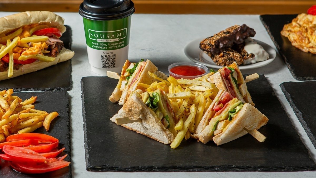 Sousami Coffee Food Kiosk | Wolt | Διανομή | Ελευσίνα