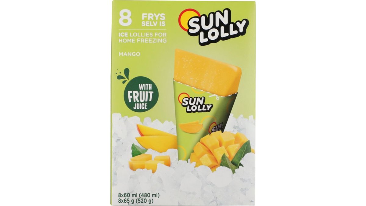 Frys selv-is m. mango, Sun Lolly | Wolt Market Kbh Laplandsgade | Wolt