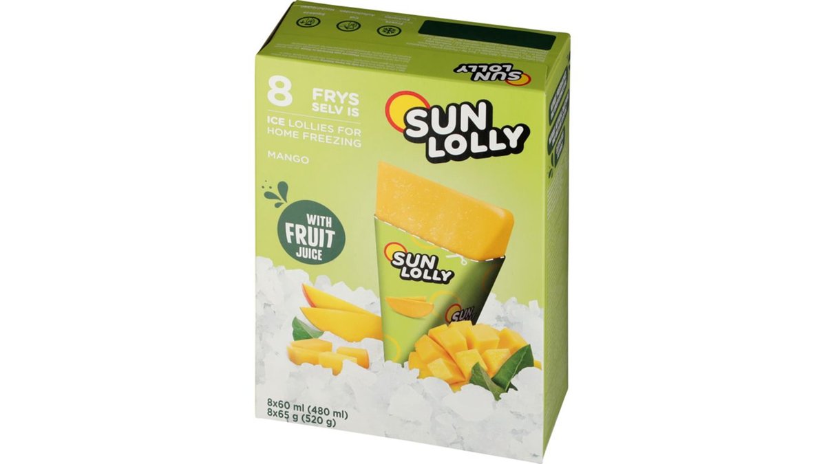 Frys selv-is m. mango, Sun Lolly | Wolt Market Kbh Laplandsgade | Wolt