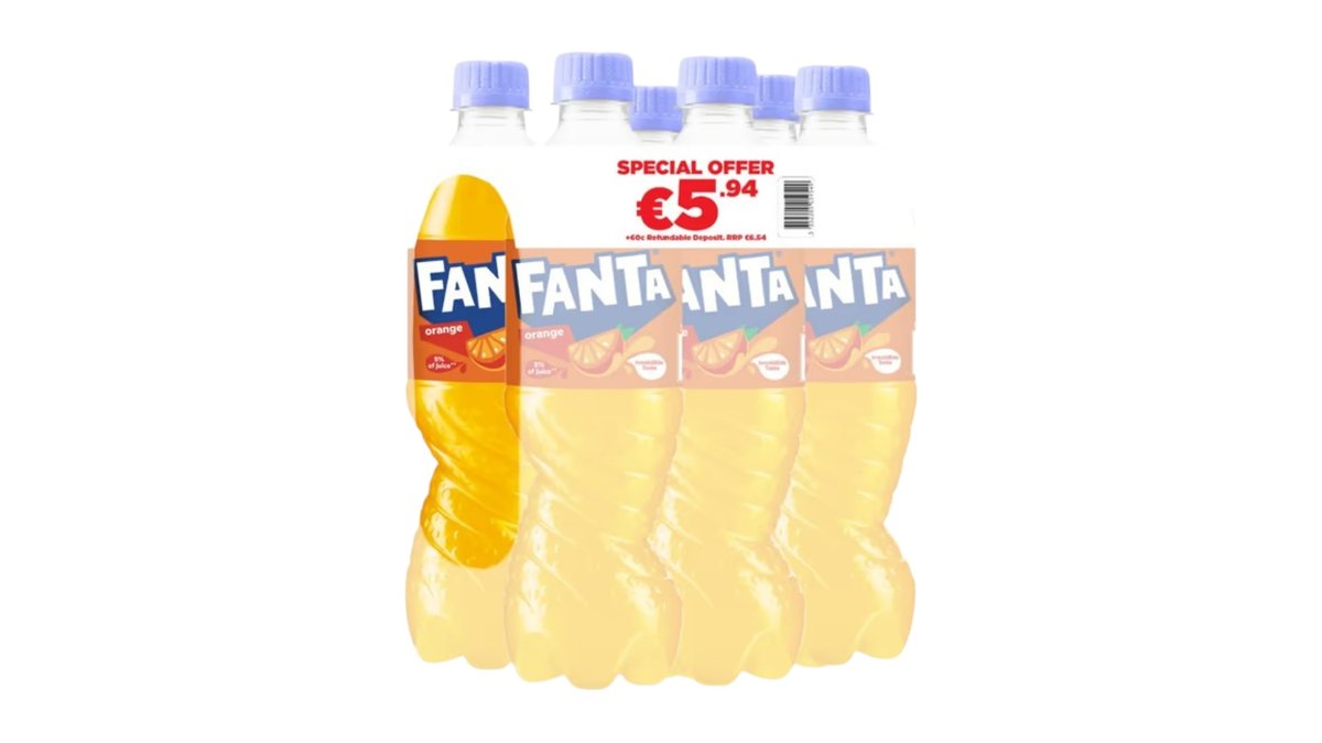 Fanta Orange €5.94, 6 x 500ml | Wolt Market Qormi | Wolt
