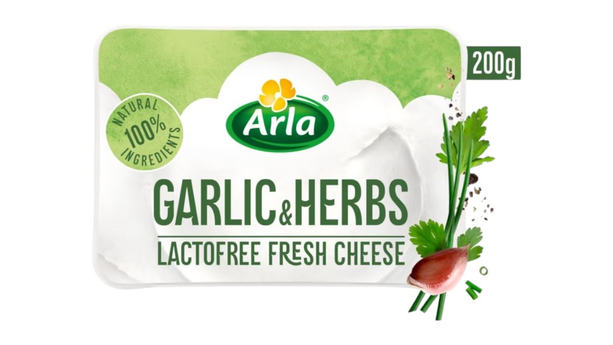 Arla Cream Cheese Garlic & Herbs, 200g | Wolt Market Burmarrad | Wolt