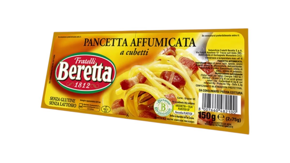 Beretta Cubetti Smoked Pancetta Cubes, 150g | Wolt Market Qormi | Wolt