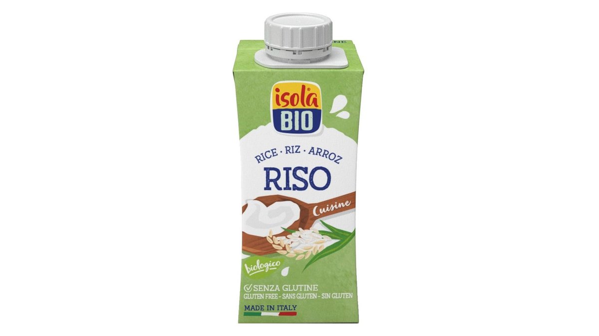 Crema Eco din orez pentru gatit fara gluten 200ml Isola Bio | Carrefour ...