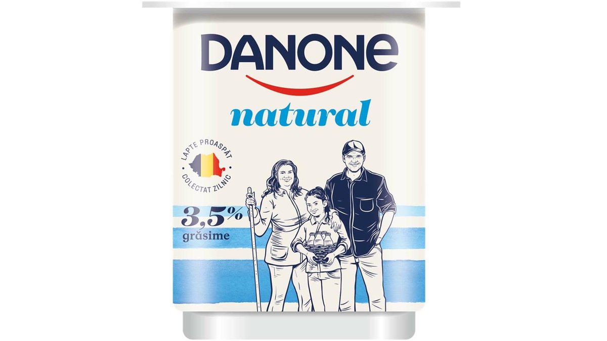 Danone Iaurt Natural 3.5% grasime 130g | Carrefour Hypermarket Soseaua Alexandriei (9476) | Wolt