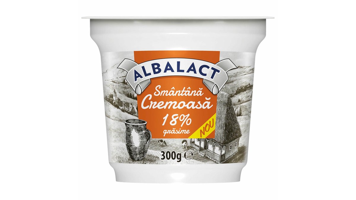Smantana 18% 300G Albalact | Carrefour Hypermarket Soseaua Alexandriei (9476) | Wolt
