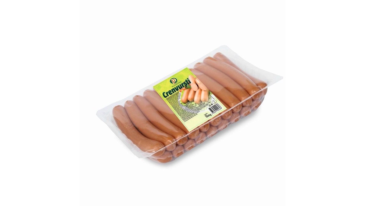 Crenvursti de pui 1 kg Perutnina | Carrefour Hypermarket Soseaua Alexandriei (9476) | Wolt