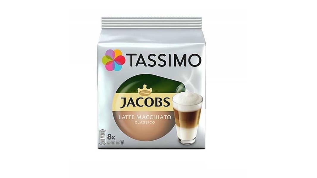 Cafea Capsule Tassimo Jacobs Latte Machiato, 8 Bauturi X 295 Ml ...