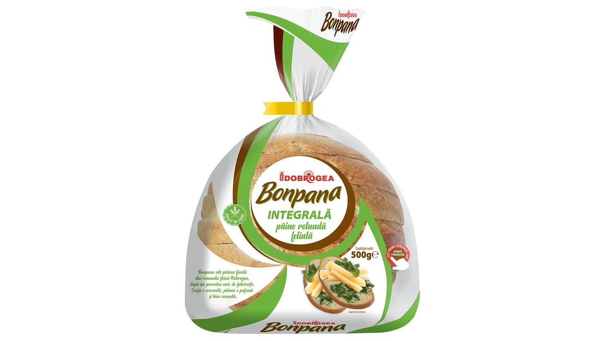 Paine integrala rotunda feliata 400g Dobrogea | Carrefour Hypermarket ...