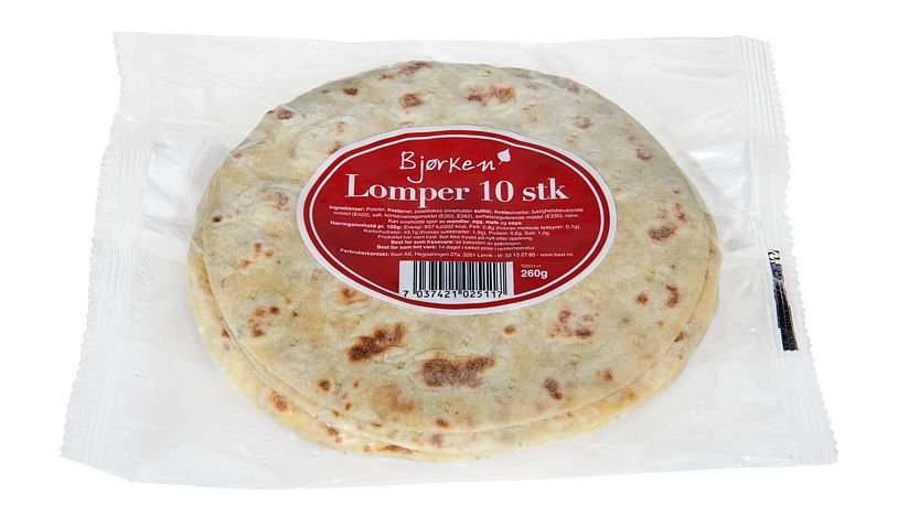 ️ Bjørken Lomper 10 stk, 260 g | Wolt Market Trondheim | Wolt
