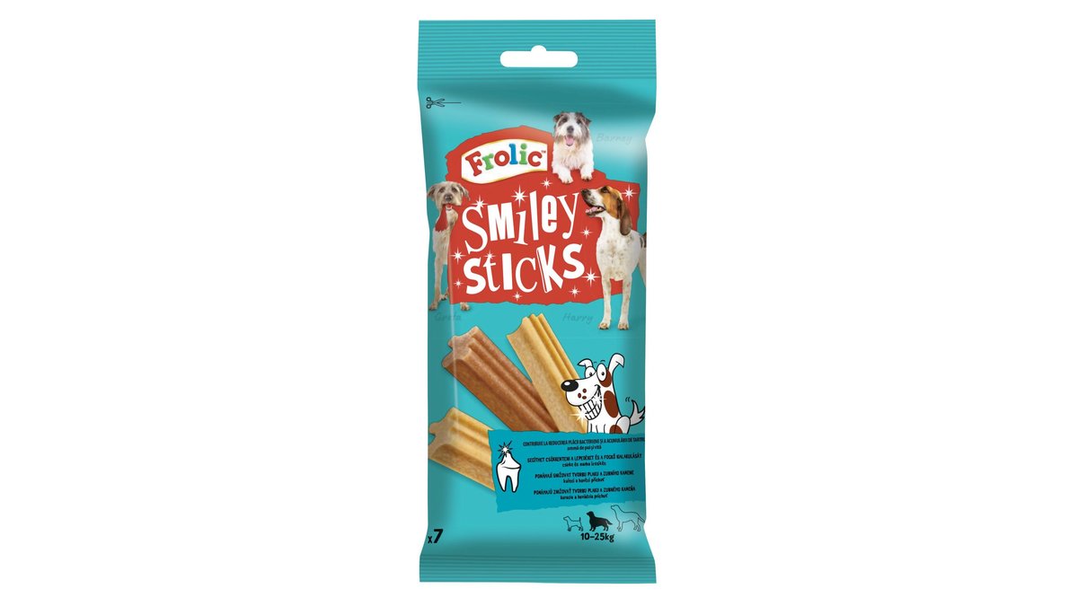 Frolic Smiley Sticks recompense pentru caini, cu varsta de peste 175 g | Carrefour Alexandru ...