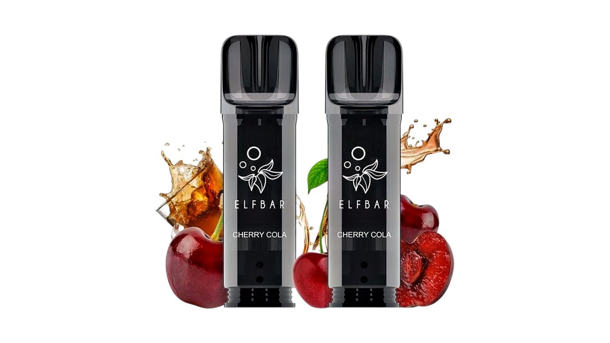 Elf Bar ELFA Pro Pod - Cherry Cola [2 pack] | ELFBAR Oficial Brasov | Wolt