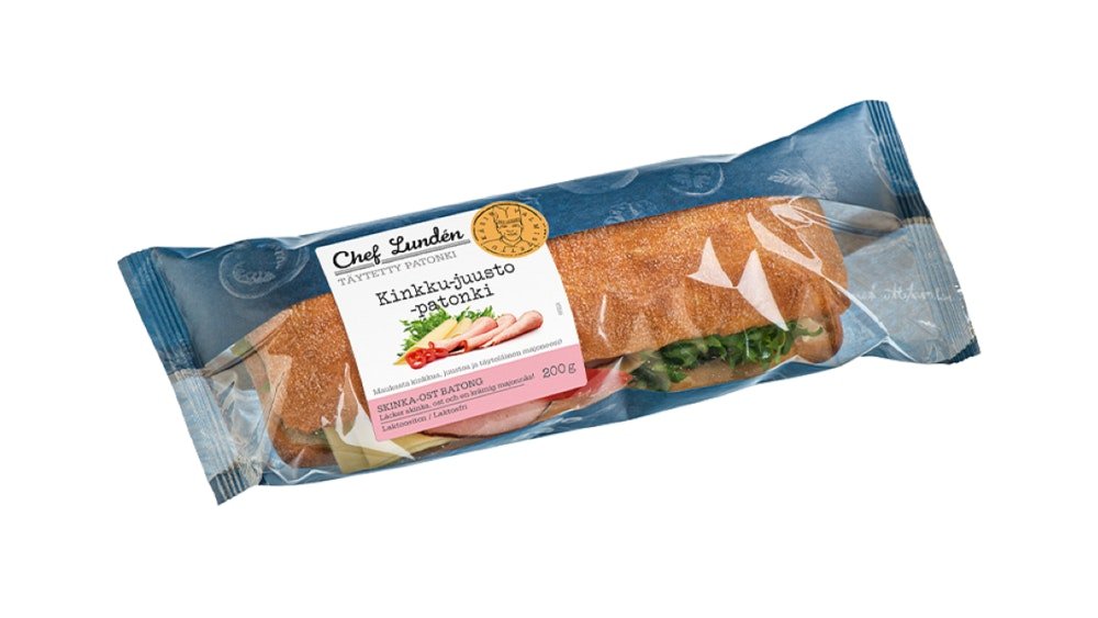 Chef Lunden kinkku-juusto patonki 200g | K-Market Jätkäsaari | Wolt