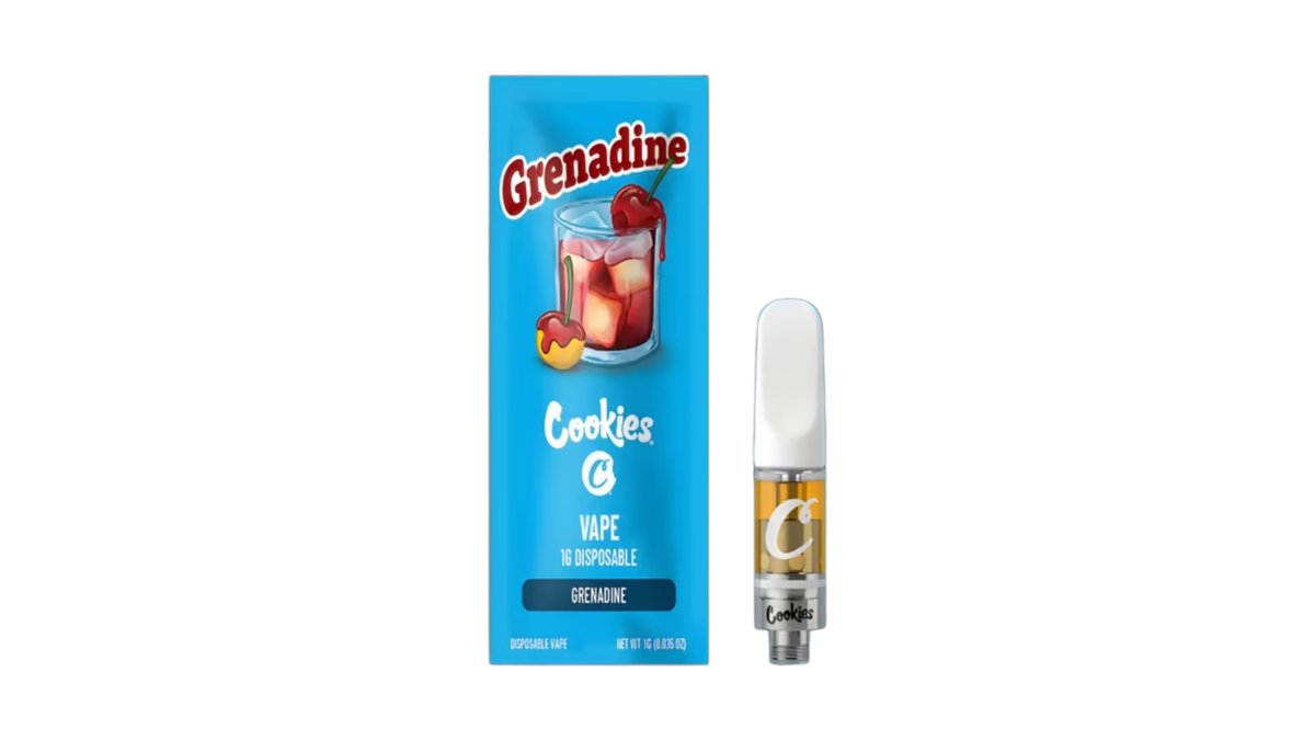 Grenadine Cannabis Vape Cart (1000Mg) Cookies Exclusive | Aromatic Buds ...