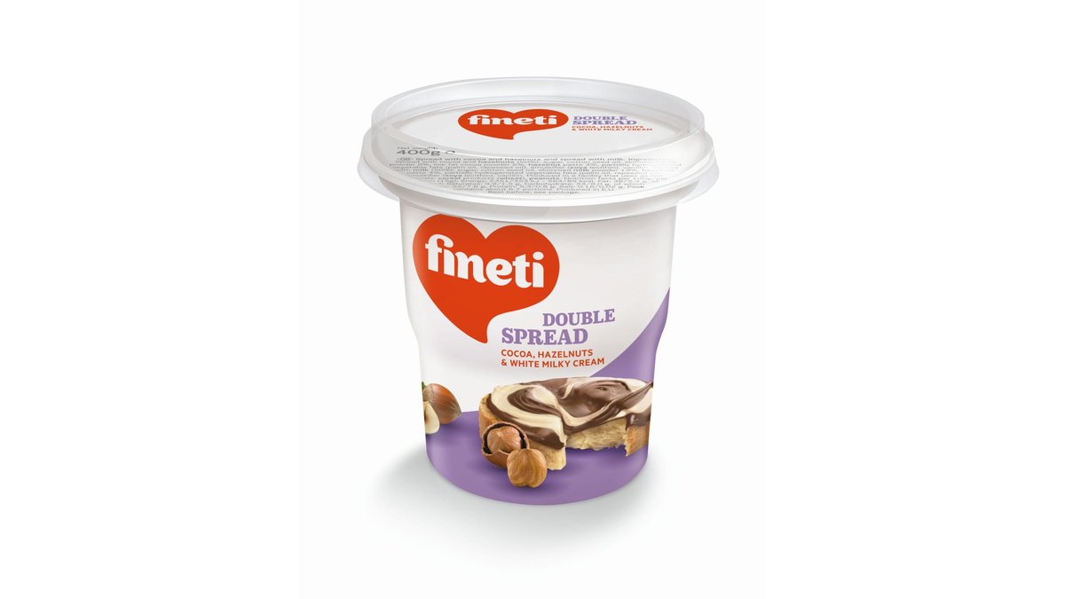 Crema cu cacao, alune de padure si lapte Fineti 400g | Carrefour ...
