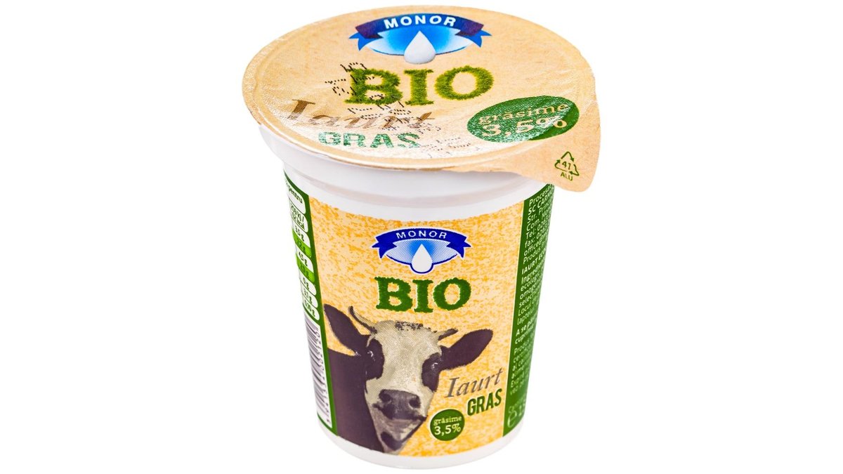 Iaurt ecologic 3.5% grasime, 150 g Monor | Carrefour Hypermarket Lujerului (9471) | Wolt