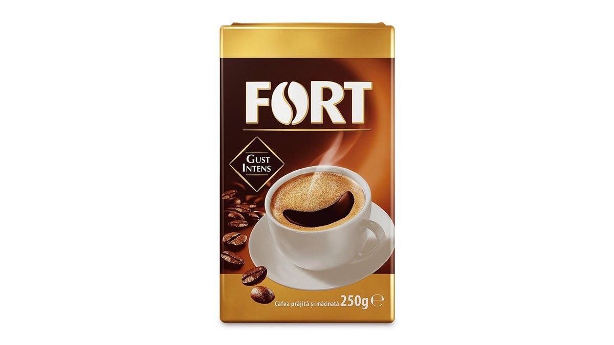 Cafea Prajita Si Macinata Fort 250G | Carrefour Hypermarket Lujerului (9471) | Wolt