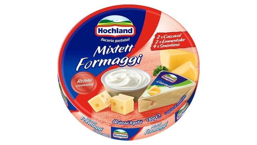 Branza topita triunghiuri Mixtett Formaggi 140g Hochland | Carrefour Hypermarket Bacau (9475) | Wolt