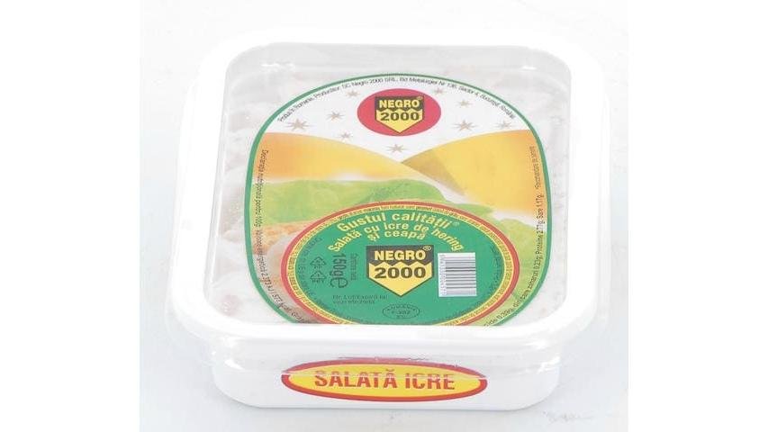 Salata de acasa de icre de hering cu ceapa Negro 2000 150g | Carrefour ...