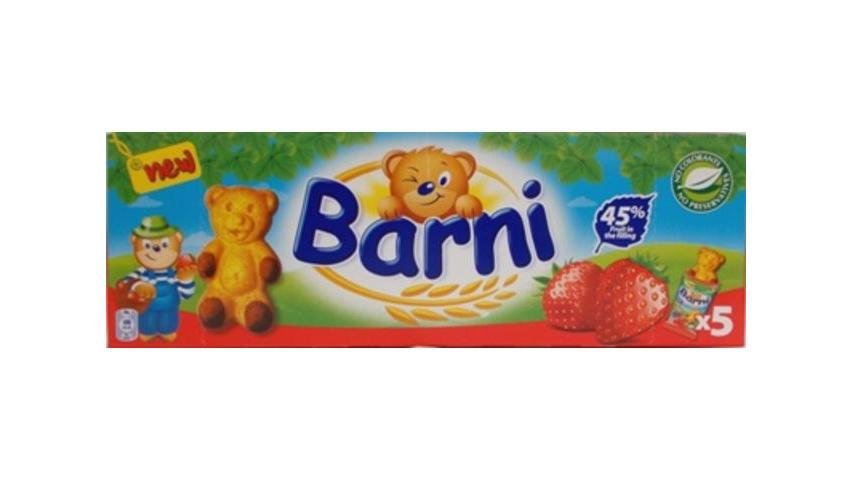 Prajituri in forma de ursulet cu capsuni 150 g Barni | Carrefour ...