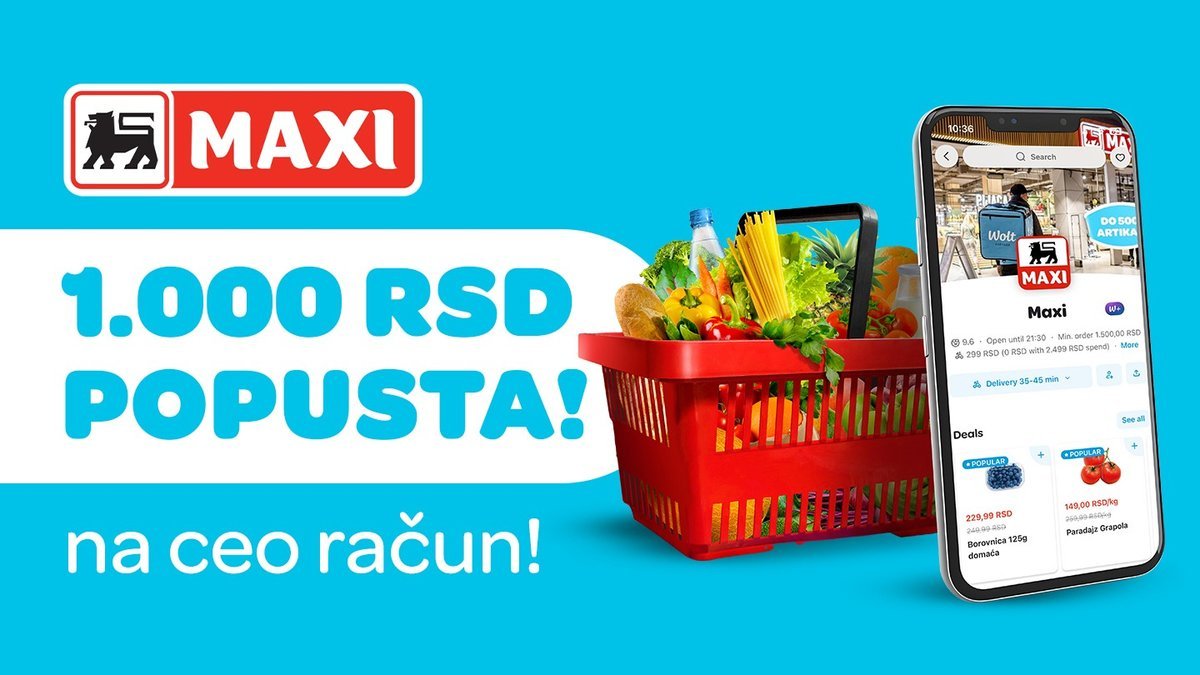 Ostalo | Maxi Novi Sad Kraljevića Marka | Wolt