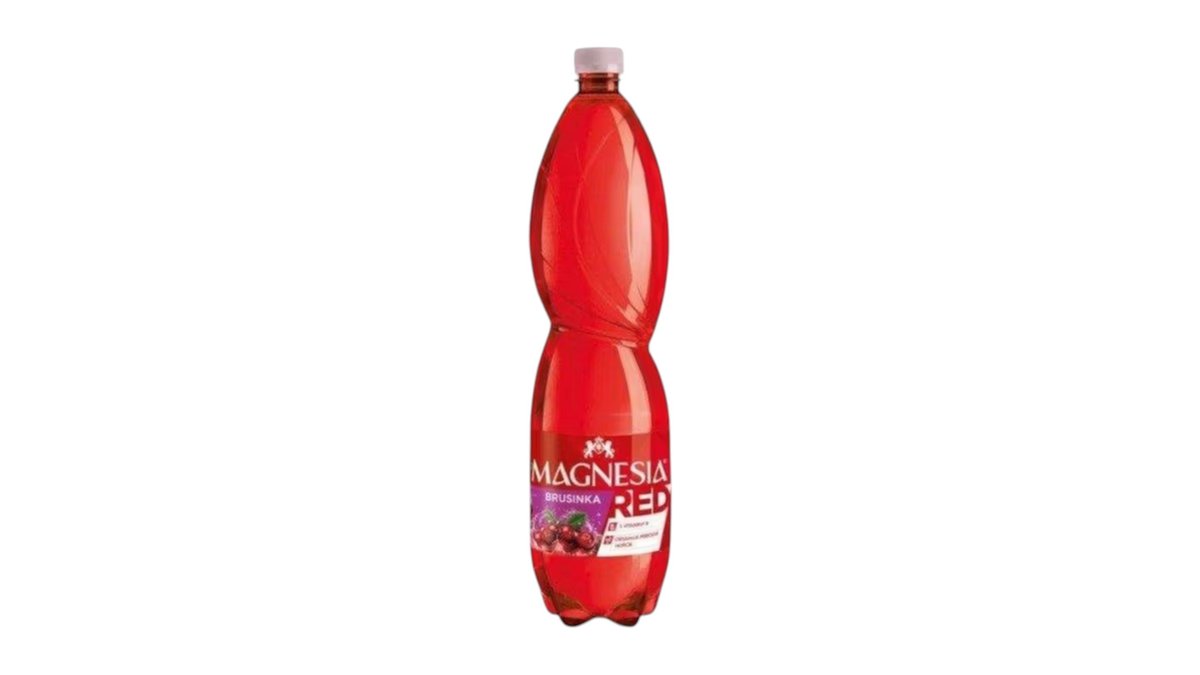 Magnesia Red minerální voda s příchutí brusinka, 1,5 l | Wolt Market ...