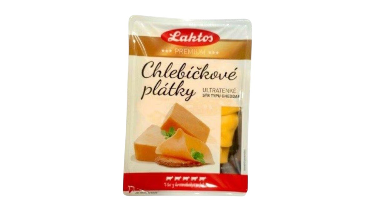 Laktos Cheddar 50% plátkový sýr, 130 g | Wolt Market Holešovice | Wolt