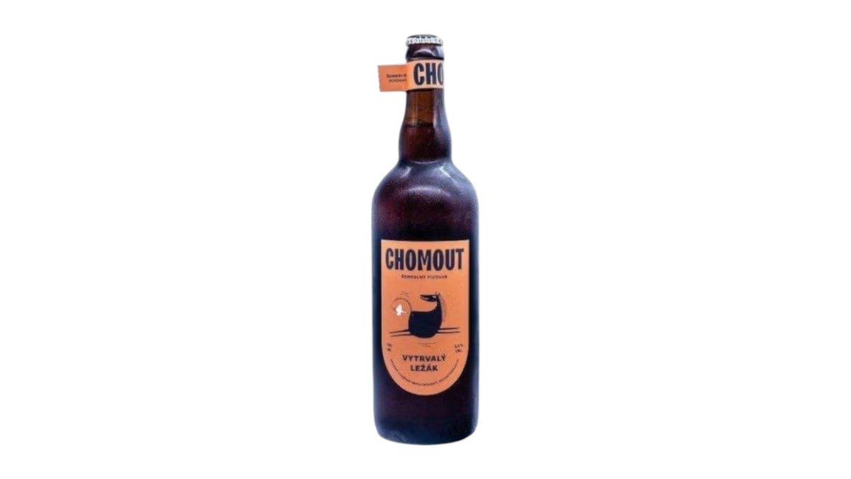 ** Chomout Vytrvalý ležák pivo, 750 ml | Wolt Market Žižkov | Wolt