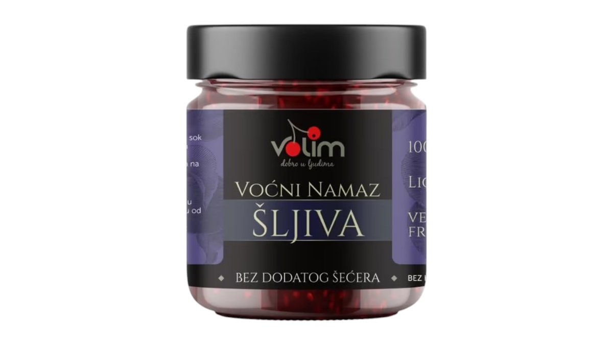 Namaz voćni šljiva light Volim 250g | Wolt Market Novi Sad Salajka | Wolt