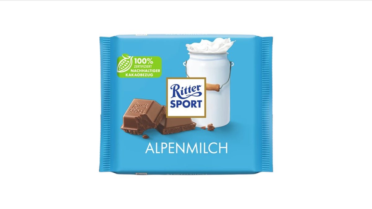 Ritter Sport Alpenmilch, 100 g | EDEKA Rauch | Wolt