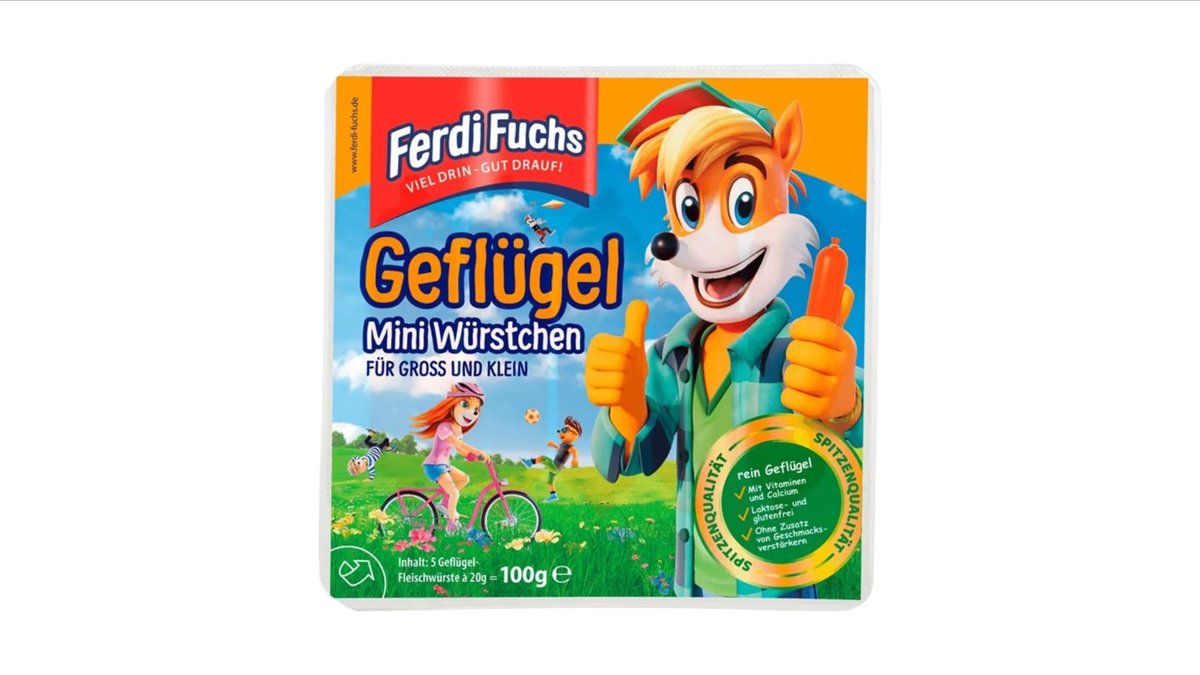 Ferdi Fuchs Mini Würstchen Geflügel, 100 g | EDEKA Schatz Miraustraße ...