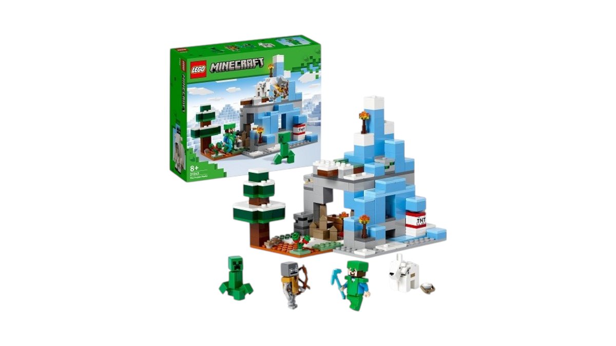 Lego Minecraft The Frozen Peaks | Popit Kingdom Toy Shop | Wolt