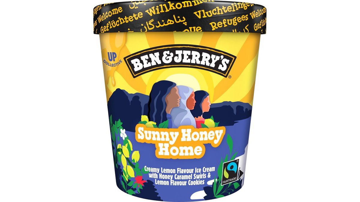 Ben & Jerry's Sunny Honey Home Jäätelö 465ml | Wolt Market Kamppi | Wolt