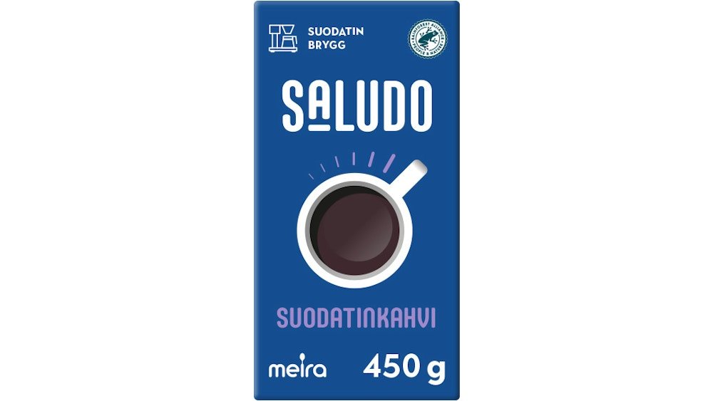 Saludo suodatinkahvi 450g RFA | K-Supermarket Peltola | Wolt