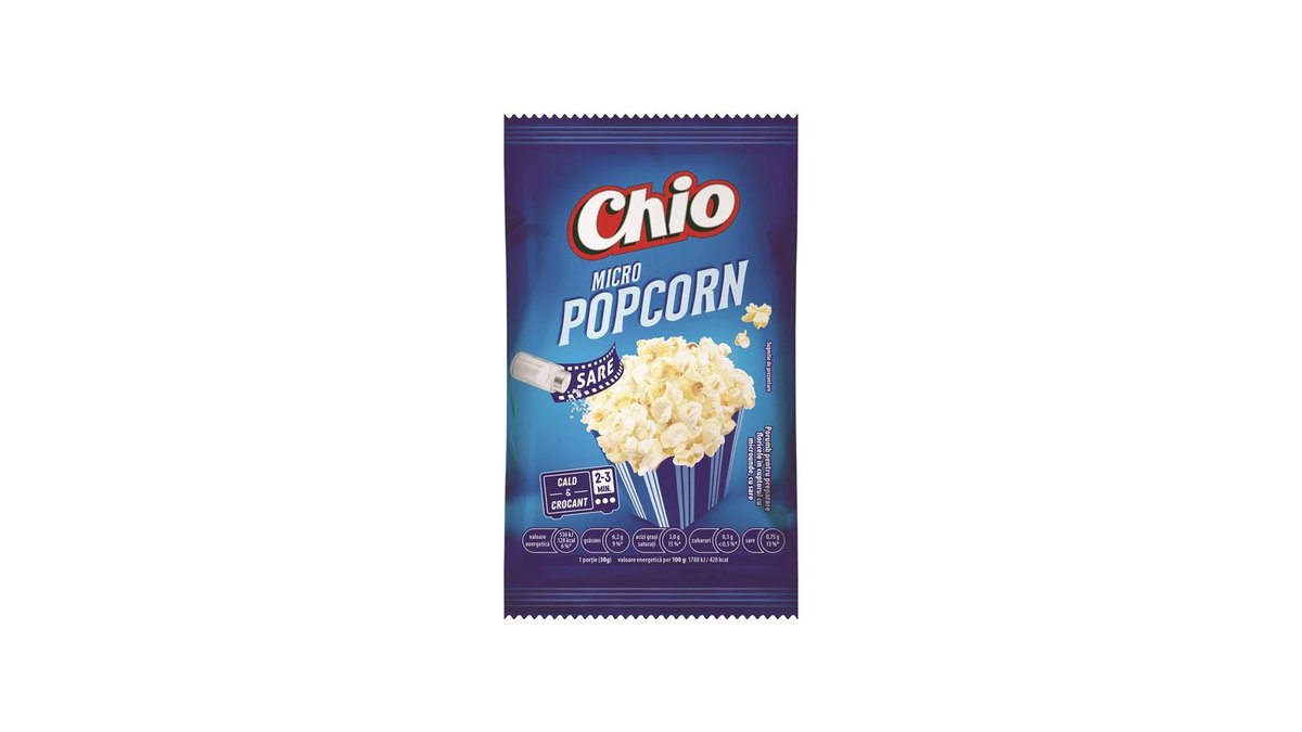 Chio Popcorn Microunde Sare 80G | Profi Nicolina (2183) | Wolt