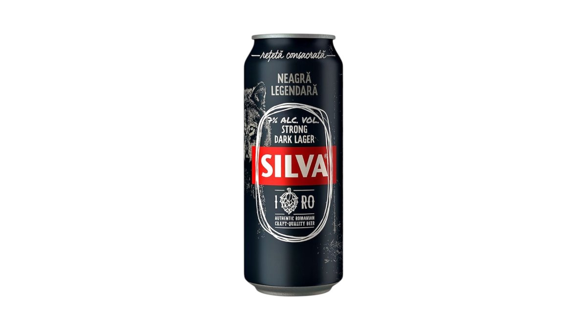Silva Strong Dark, Bere brună doză 0.5l | Freshful Now Marasesti | Wolt