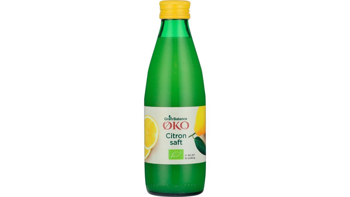 Citronsaft øko. Grøn Balance | Wolt Market Aalborg Vesterbro | Wolt
