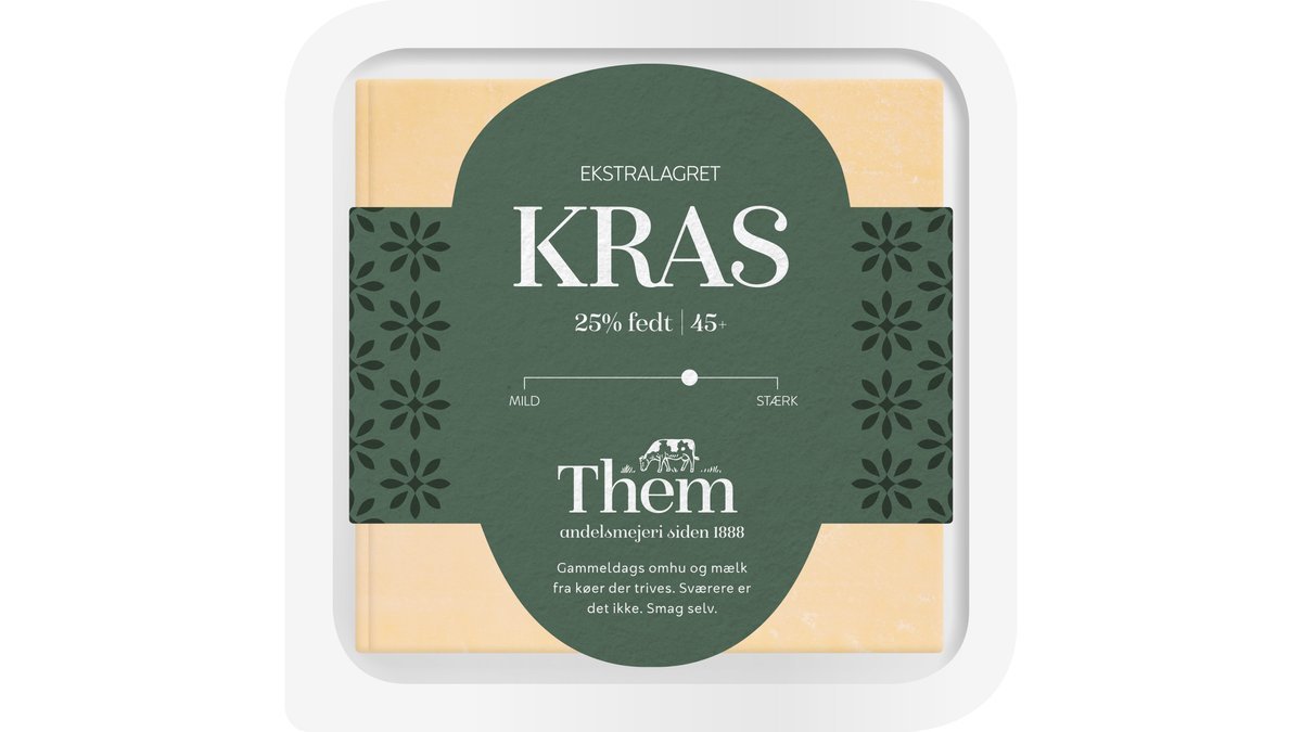 Ost i skiver Kras ekstralagret 45+, Them | Wolt Market Aalborg ...