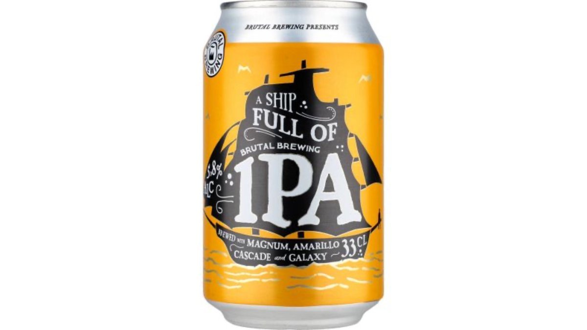 A Ship full of IPA 5,8%, Brutal Brewing | Wolt Market Kbh Bådehavnsgade ...