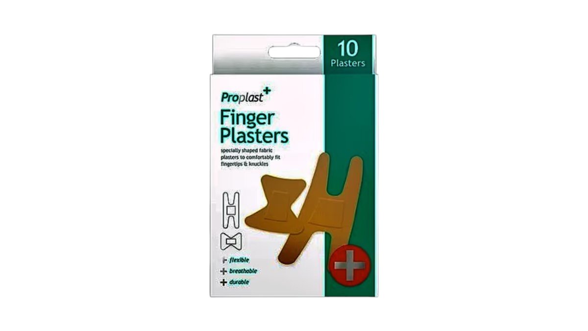 Finger Plasters | 10pk | Tal-Lira Fgura | Wolt