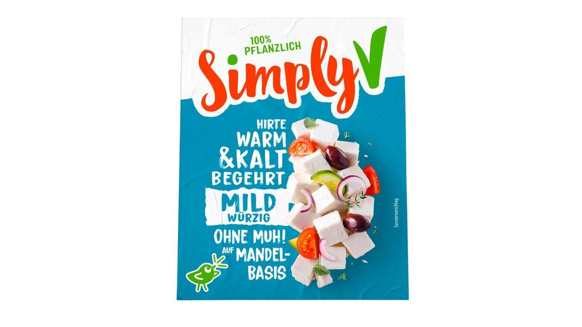 Simply V Hirtenkäse-Alternative mild, vegan, 150 g | Wolt Market Gesundbrunnen | Wolt
