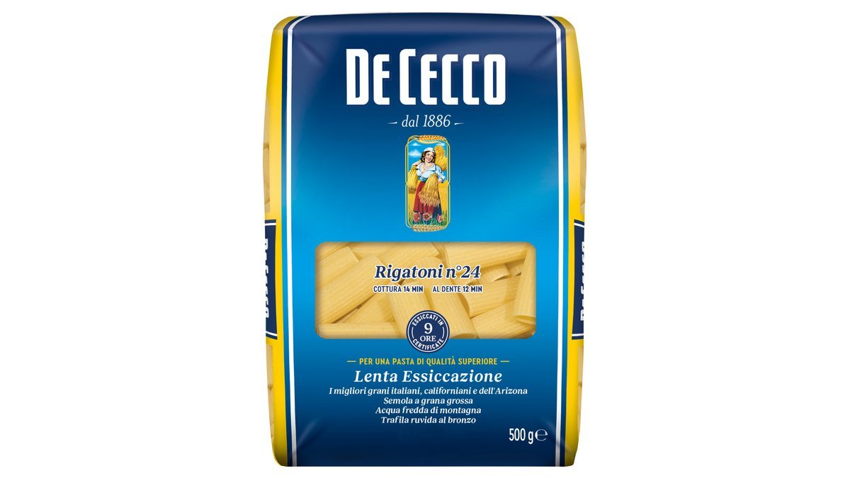 De Cecco Rigatoni No. 24 Pasta, 500 g | Wolt Market Neukölln | Wolt