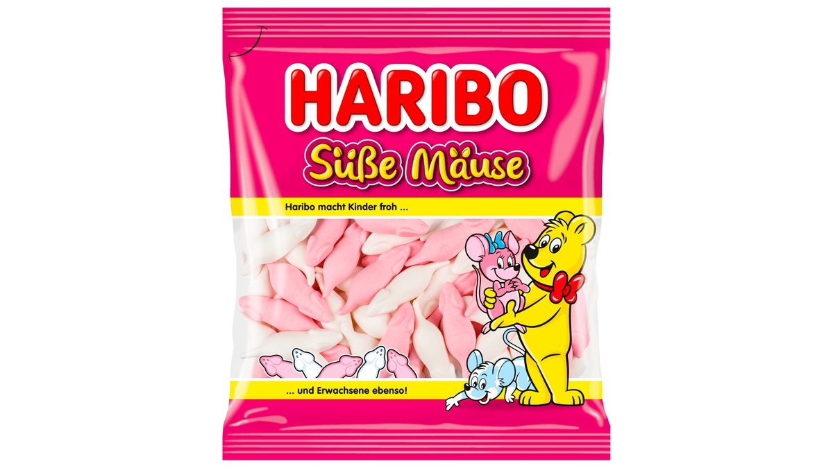 Haribo Süsse Mäuse Fruchtgtummi Zitrone und Orange, 175 g | Wolt Market Hanauer | Wolt