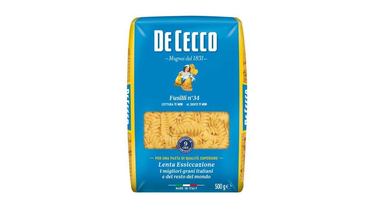 De Cecco Fusilli No. 34 Pasta, 500 g | Wolt Market Prenzlauer Berg | Wolt