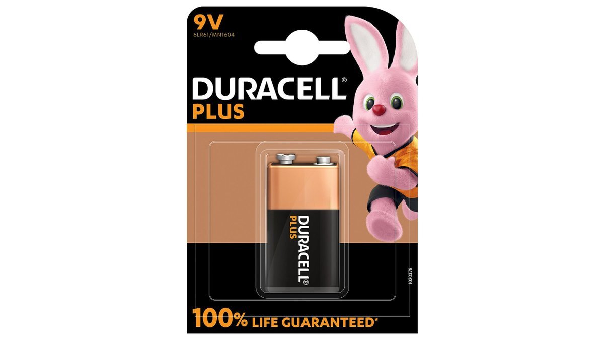 Batterier 9V, Duracell Plus Power | Wolt Market Kbh Roskildevej | Wolt