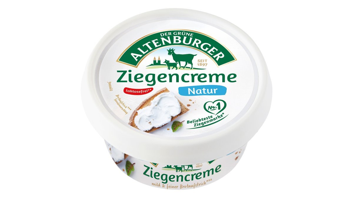 Der Grüne Altenburger Frischkäse aus Ziegenrahm, 150 g | Wolt Market Barmbek | Wolt