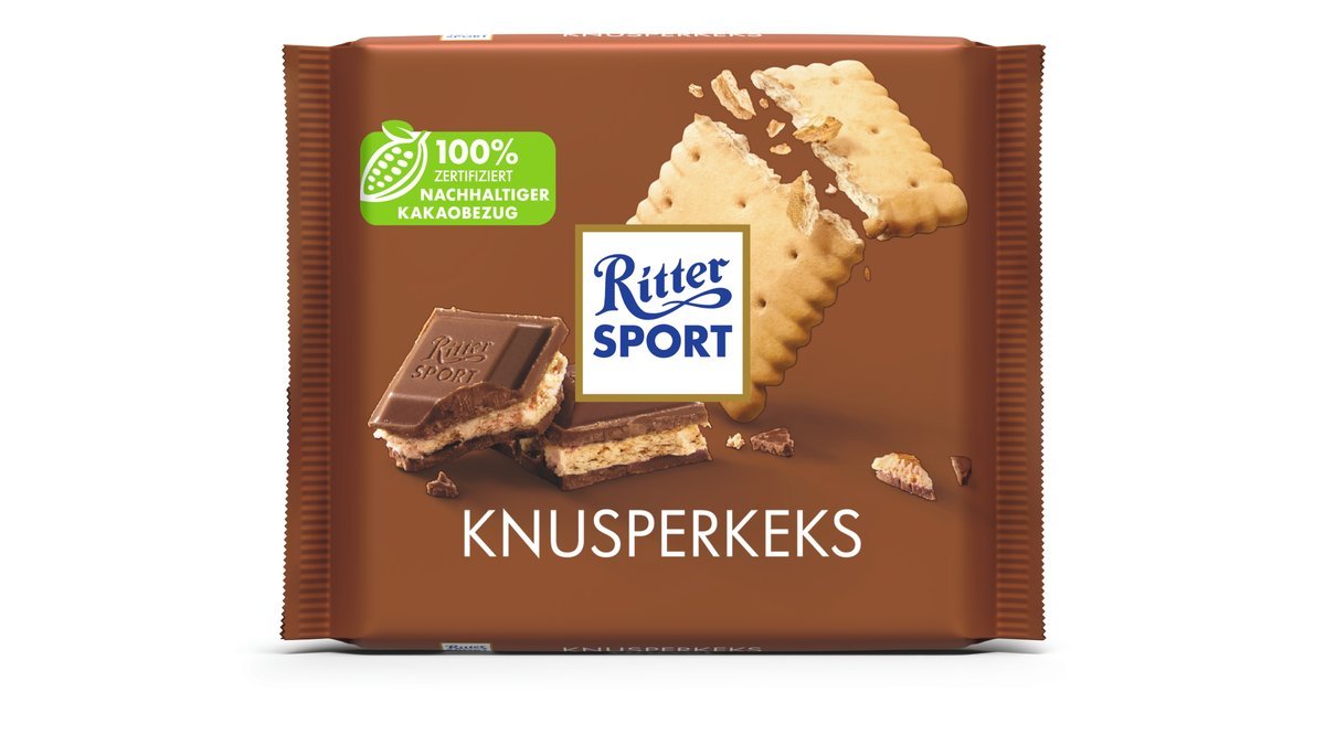 Ritter Sport Knusperkeks Schokolade, 100 g | REWE Michael Roth ohG | Wolt