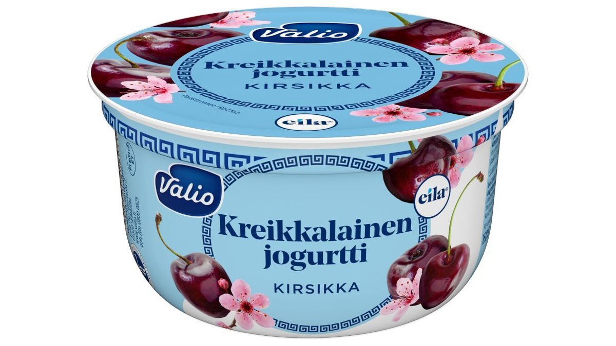 ** Valio kreikkalainen jogurtti kirsikka laktoositon limited edition 150g | Wolt Market Joensuu ...