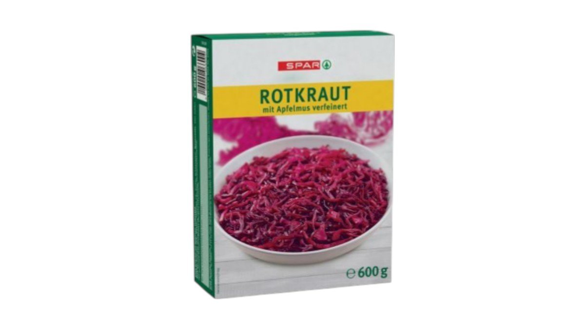 Spar Rotkraut mit Apfelmus Verfeinert | SPAR Engerthstraße | Wolt